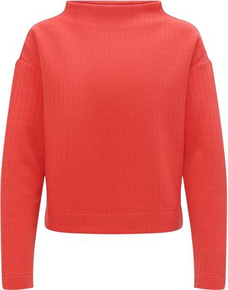 OPUS Damen Sweatshirt | Sweater GYNAMI Regular mit Struktur Sweet red, 36