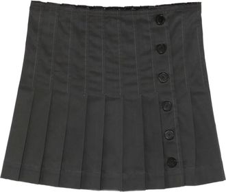 Semicouture jupe à design plissé - Gris