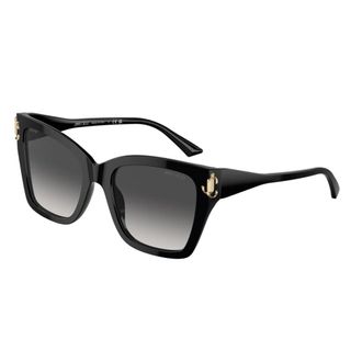Jimmy Choo London Stylische Sonnenbrille mit grauem Farbverlauf - - Accessories - Damen - Schwarzk - 54 MM
