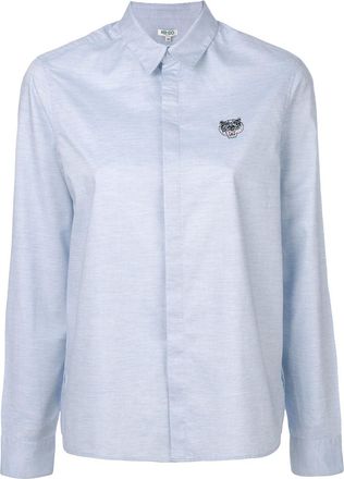 Kenzo chemise imprim&eacute; Tiger - Bleu