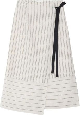 ottod'Ame Femme, Jupes, Multicolore, Taille: 36 FR Wrap Midi Skirt