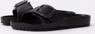Birkenstock Madrid Madrid Gro&szlig;e Schnallen-Sandalen in Schwarz