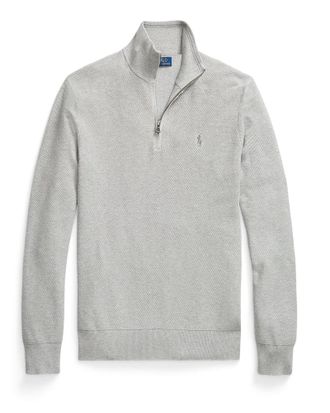 Ralph Lauren Mesh-Troyer aus Baumwolle mit Poloreiter-Stickerei in