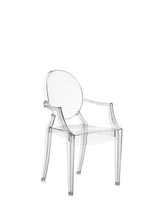 Kartell Kinderstuhl, Plastik, Transparent, 39 x 63 x 37 cm