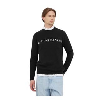 Bruuns Bazaar Simon Nouveau Knit - - Knitwear - Herren - Schwarzk - XL