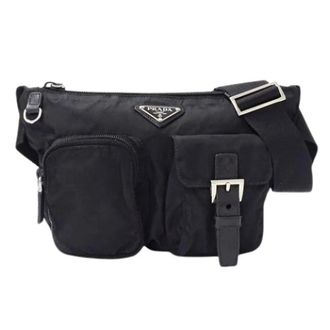 Prada Pre-owned Nylon Belt Bag - - Pre-owned - Damen - Schwarzk - ONE SIZE