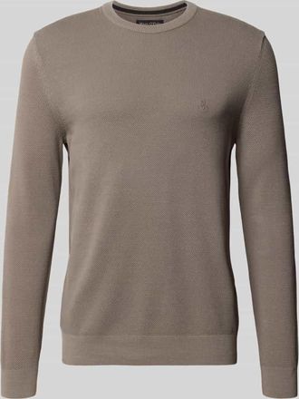 Marc O'Polo Pullover mit Logo-Stitching