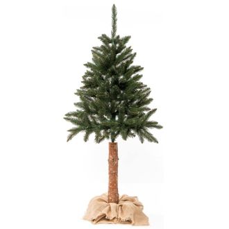 Generic K&uuml;nstlicher Weihnachtsbaum Fichte Naturstamm Tannenbaum Christbaum Weihnachten Gr&uuml;n 160 cm, 180 cm, 220 cm Produkt EU (220 cm)