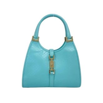 Gucci Pre-owned Jackie Micro Guccissima Leder Handtasche - - Pre-owned - Damen - Blau - ONE SIZE