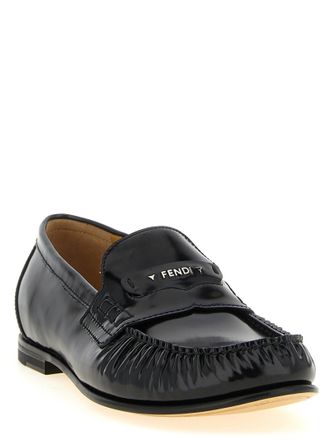 Fendi Scrunch Loafer - Black