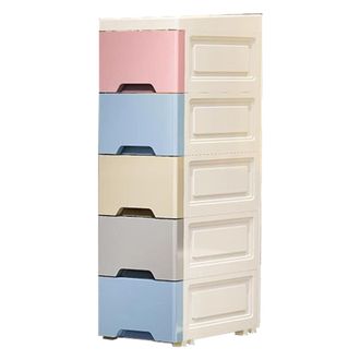 Generic Stehende Badezimmerschränke - Slim Tower, Rolling -Schrank | Bodenheigender Küchenorganisatorschrank mit Rollen, Multi-Schubladen-Einheiten für Toilet