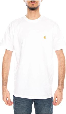 Carhartt Work in Progress Homme, Tops, Blanc, Taille: L Chase T-Shirt
