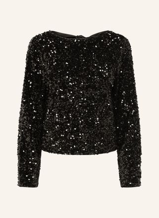 Only Longsleeve Mit Pailletten schwarz