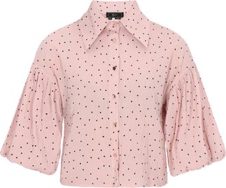 Faina Hemd Frauen rosa schwarz