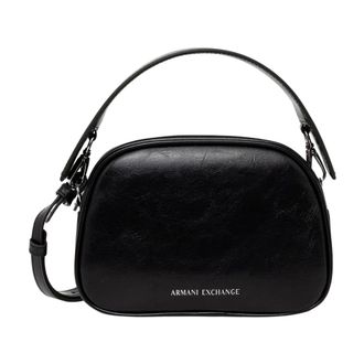 A|X Armani Exchange Sac bandouli&egrave;re &agrave; logo imprim&eacute; - Femme - Sacs - Noir - Taille: ONE Size