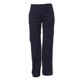 Ralph Lauren Femme, Pantalons, Bleu, Taille: 32 FR Pantalon large en twill