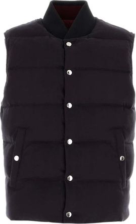 Dolce & Gabbana Homme, Vestes, Noir, Taille: M Gilet Rembourr&eacute; R&eacute;versible