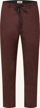Drykorn Drykorn Hose Deger Im Jogging-Stil Regular Fit Mit Leinen rot