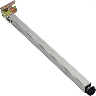 Generic Klappbare Esstischbeine, 30-150 cm Klappbare Teleskop-Bar-Schreibtischbeine, Robuste, Verstellbare Teleskopfüße aus Metall Mit Halterung, Push-Pull-Li