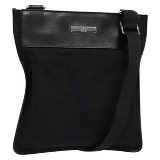 Gucci Pre-owned Nylon sacs-gucci - Femme - Pre-owned - Noir - Taille: ONE Size