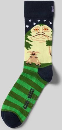 Happy Socks Socken aus elastischem Baumwoll-Mix Modell Star Wars Jabba