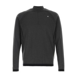 Stone Island Quarter-Zip Performance Pullover - - Sport - Herren - Grau - XL