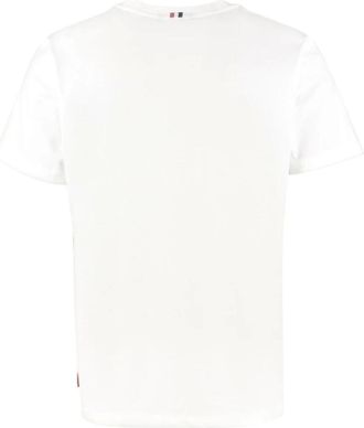 Thom Browne T-shirt &agrave; Manches Courtes et Fentes Lat&eacute;rales - Homme - Tops - Blanc - Taille: S