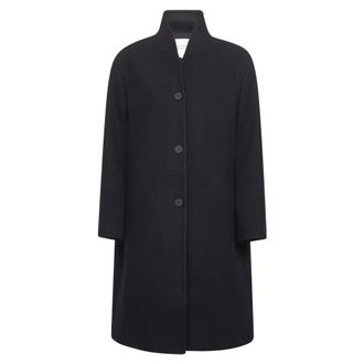 STUDIO NICHOLSON Blauer Wollkaschmirmantel - - Coats - Damen - Blau - XS