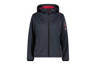 F.lli Campagnolo Softshelljacke CMP Damen Softshelljacke Woman Jacket Zip Hood 39A5006M