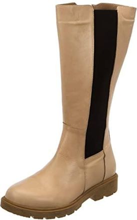 Andrea Conti Bottes pour Femme Tendance, Ivoire, 38 EU