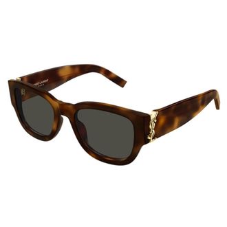 Saint Laurent Eyewear SLM174 Tortoiseshell Acetate Sunglasses - Brown
