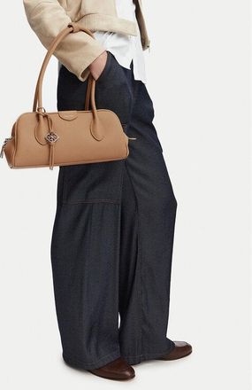 Calvin Klein Handtasche Emblem Trio Pebble Shoulder Bag LV04F3743G Beige