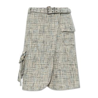 Ganni The Tweed Skirt - - Skirts - Damen - Mehrfarbig - S
