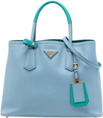 Prada Sacoche Pre-owned - Femme - Pre-owned - Bleu - Taille: ONE Size