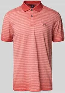 Lerros Regular Fit Poloshirt mit Label-Detail Modell SLUB