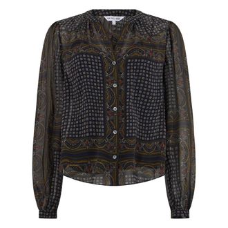 Veronica Beard Chemisier &agrave; motif cachemire - Femme - Blouses et Chemises - Brun - Taille: 42 FR