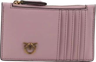 Pinko Pinko, Femme, Accessoires, Rose, Taille: ONE Size Porte-cartes zipp&eacute;