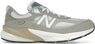 New Balance Low-Top Sneaker - New Balance 990v6 MiUSA Teddy Santis Light Mushroo - Gr. 44,5 (EU) - in Wei&szlig; - f&uuml;r Damen