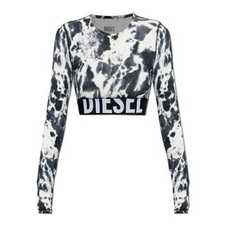 Diesel Melissa-D-Pop Top - - Tops - Damen - Schwarzk - XS