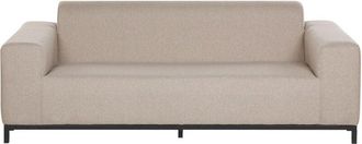 Beliani Gartensofa 3-Sitzer ROVIGO Beige