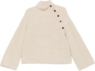 Eric Bompard pull à col boutonné - Tons neutres