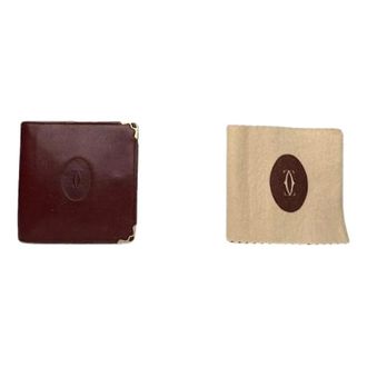 Cartier Portefeuille en cuir doccasion - Femme - Pre-owned - Rouge - Taille: ONE Size