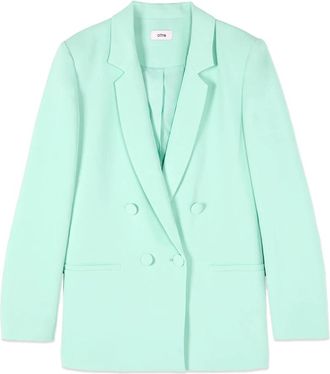 Oltre Zweireihiger Blazer - - Jackets - Damen - Gr&uuml;n - 3XL