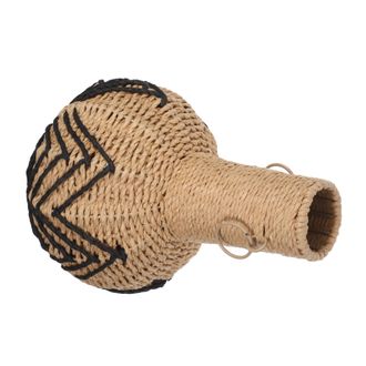 SOLUSTRE Handgefertigte Papierseil Vase Boho Stil Umweltfreundlich Vielseitig für Frische und Getrocknete Blumen Hochzeits Tischdekoration Passend für Wohnzimm