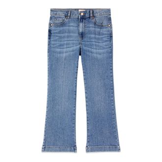 Oltre Jean &eacute;vas&eacute; d&eacute;lav&eacute; - Femme - Jeans - Bleu - Taille: 50 FR