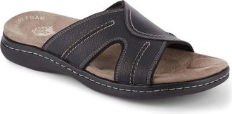 Dockers Herren Sunland Schiebe-Sandalen, Schwarz, 44.5 EU Weit