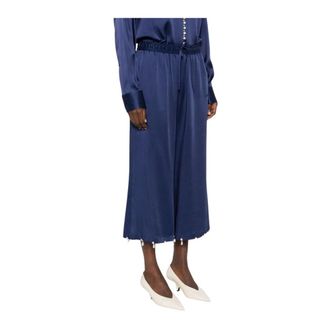 Stella McCartney Damen, Hosen, Blau, SGr&ouml;&szlig;e