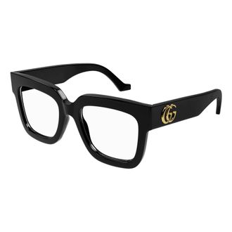 Gucci Rechteckige optische Brille - - Accessories - Damen - Schwarzk - 52 MM