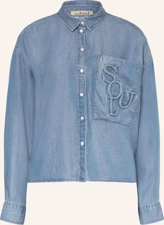 Smith & Soul Hemdbluse In Jeansoptik blau