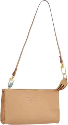 Louis Vuitton Pre-owned Pochette Nomade en Cuir - Femme - Pre-owned - Beige - Taille: ONE Size